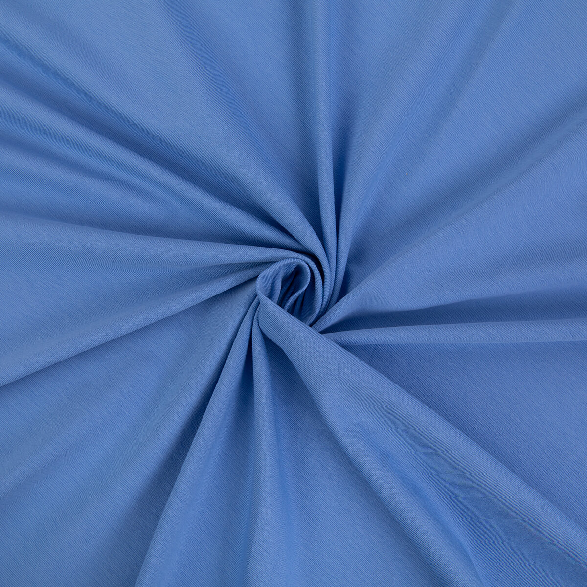 Gamma Трикотажное полотно кулирная гладь 40/1 95% хлопок 5% лайкра голубой 100x170 см
