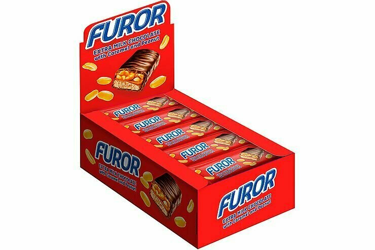 Шоколадный батончик Furor (Фурор), 35 г (упаковка 21 шт.)