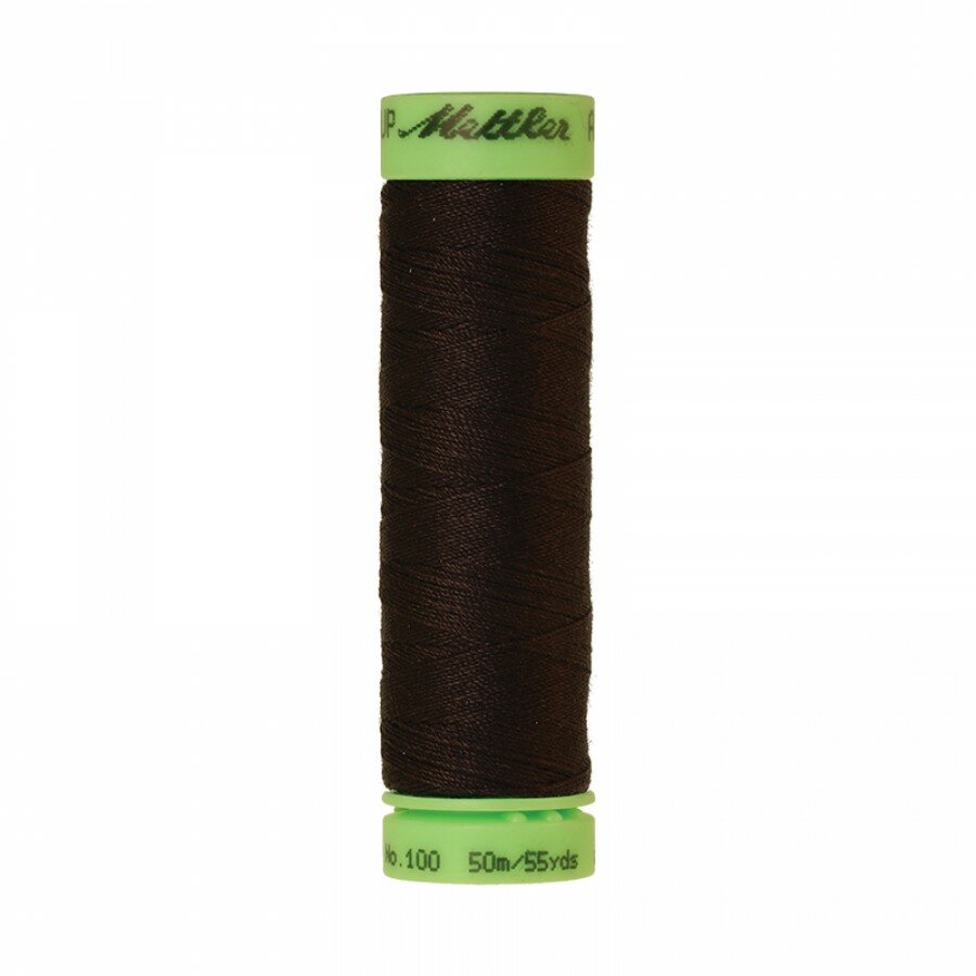 Нить вышивальная AMANDA 100, 50 м 1002 Very Dark Brown