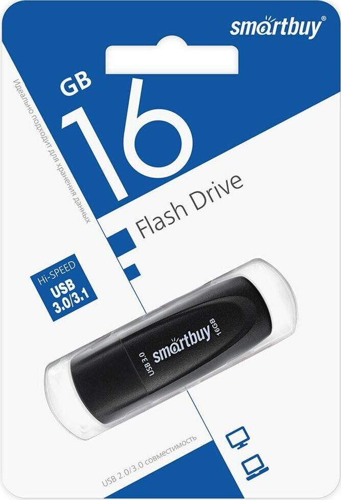 Флешка USB флеш карта (SB016GB3SCK) UFD 3.0/3.1016GB Scout