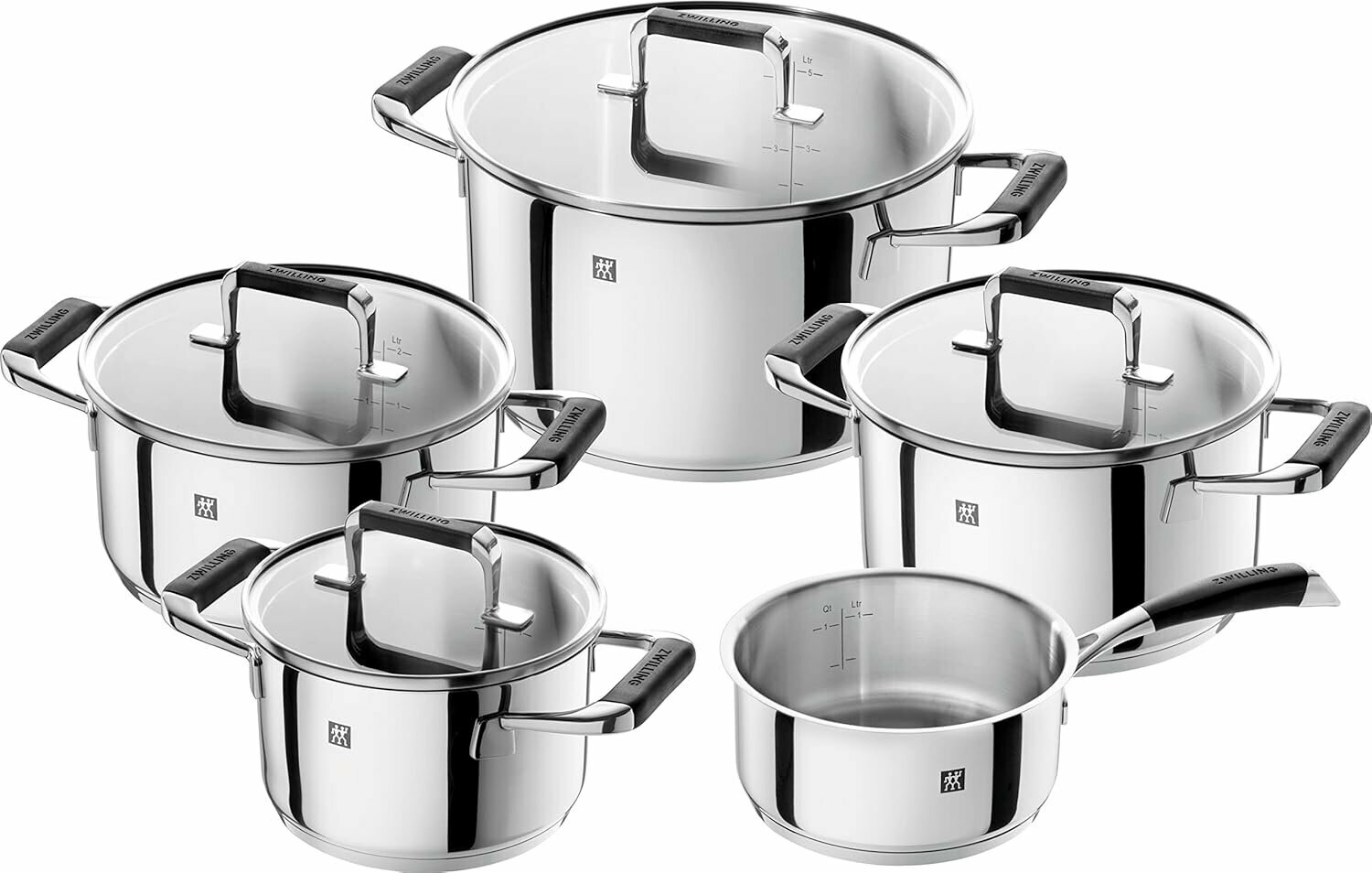 Набор кастрюль ZWILLING CORNELIA Poletto 5 предметов (1023673)