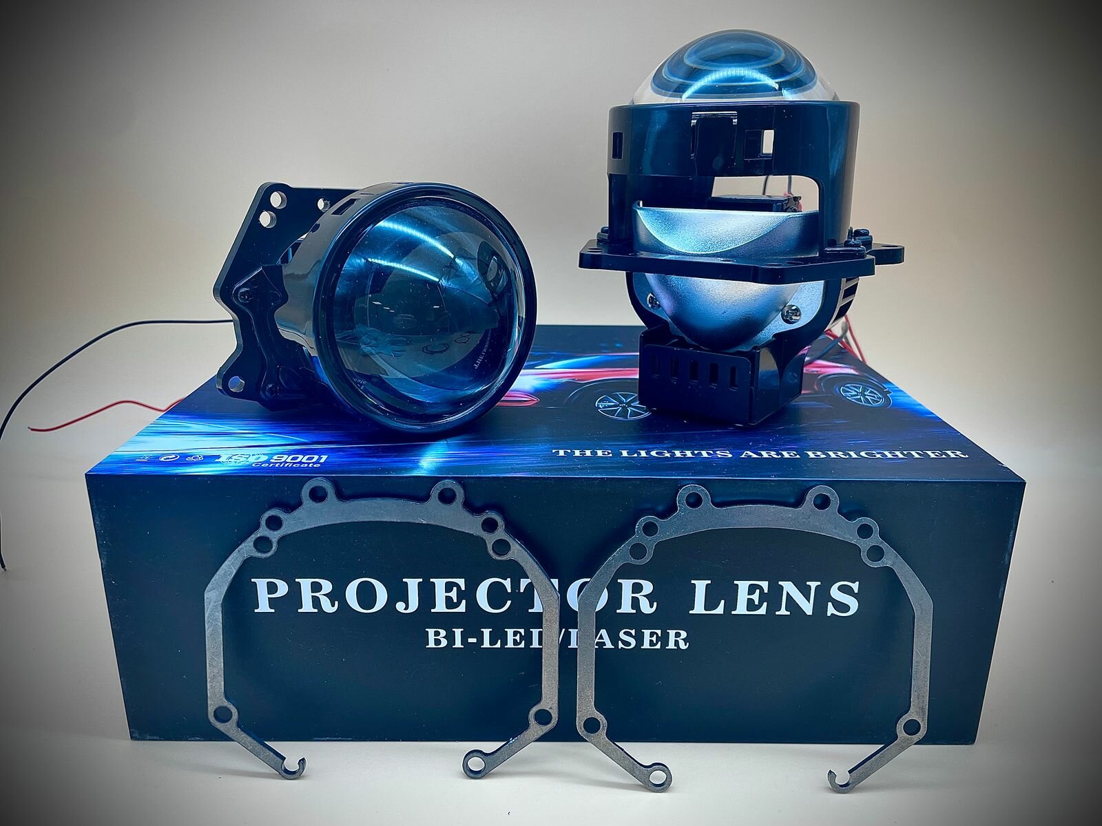 Би лед линзы для Daewoo Nexia 2 N150 2008-2017 / Светодиодные линзы на Нексию