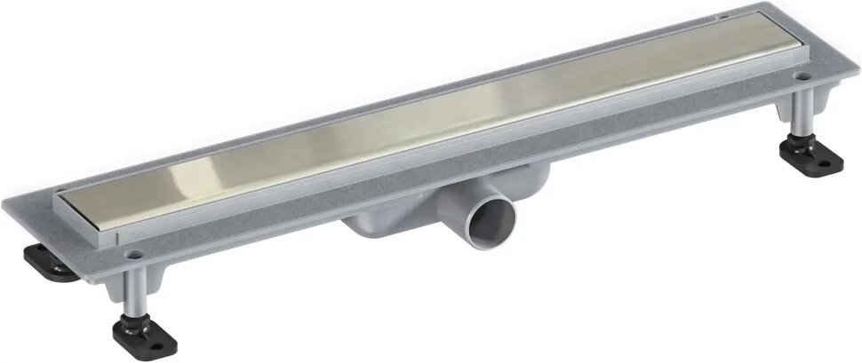 Душевой трап (лоток) Good Door ТЛ00021 55 см, с решеткой, 2 в 1 под плитку, нержавеющая сталь