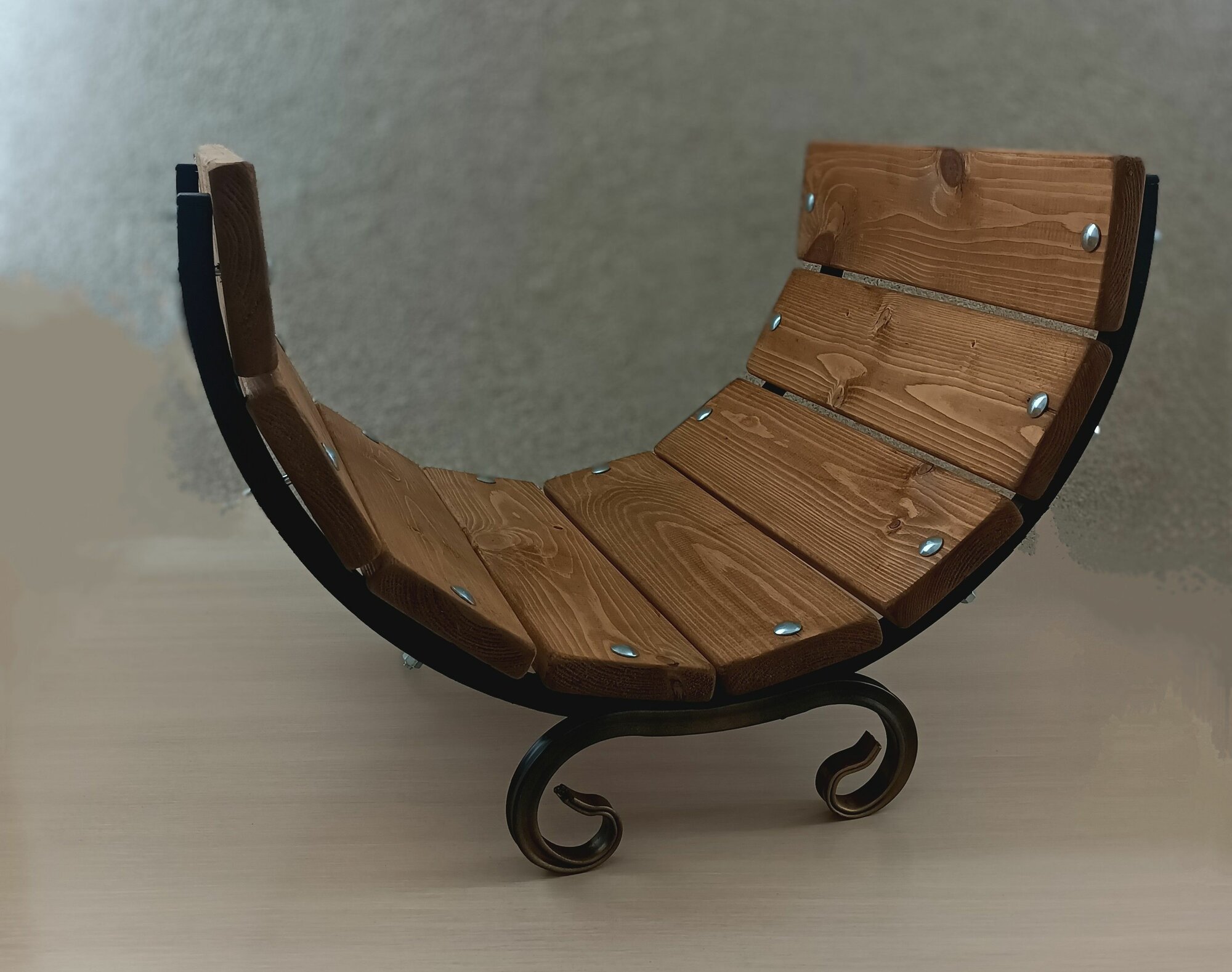 Дровница деревянная GOLDMET большая