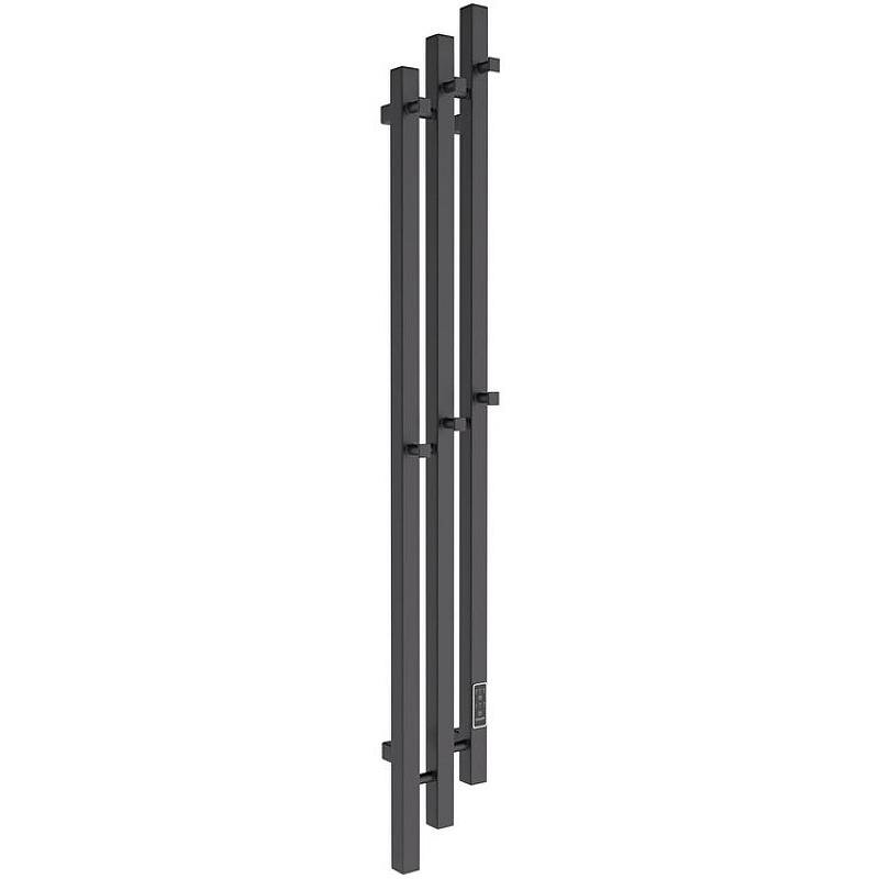Электрический полотенцесушитель Melodia della vita Etude Cascade Ferrum 120х15 П3 MTRECF12015bk Черный