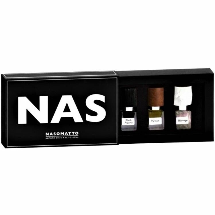 Nasomatto set NAS(Black Afgano, Pardon, Blamage) парфюмерная вода унисекс 3*4 мл