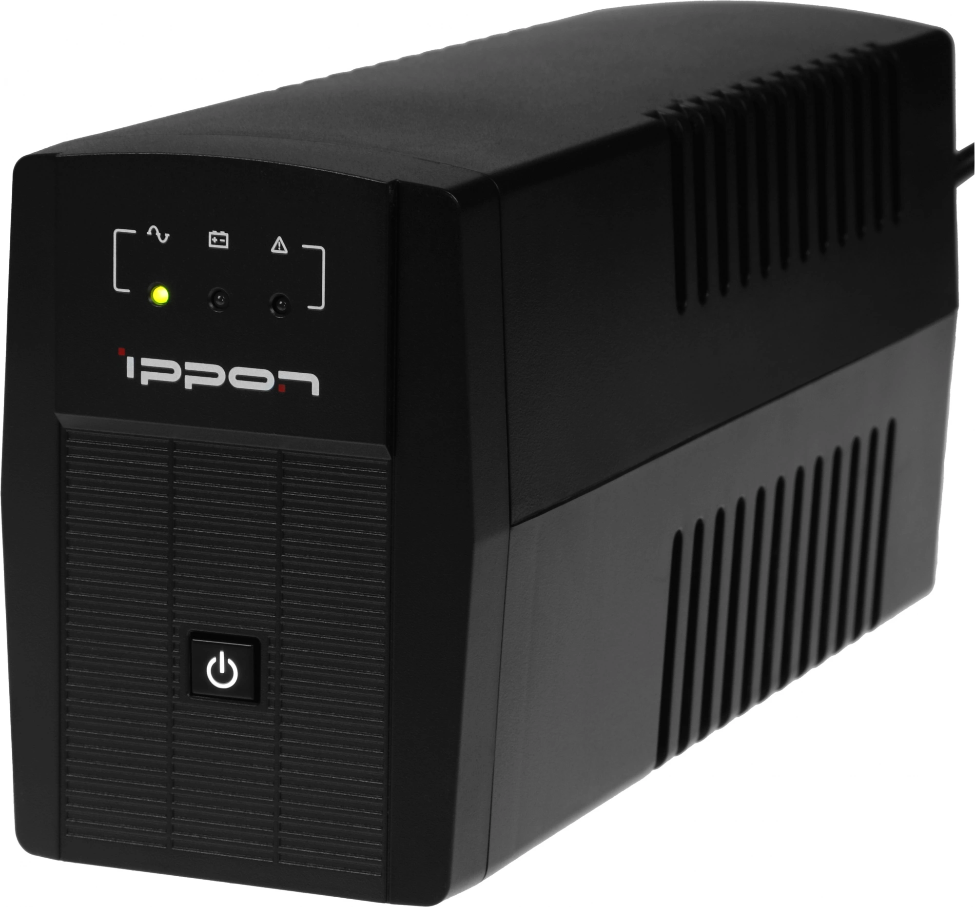 ИБП IPPON Back Basic 650 Euro черный (линейно-интерактивный, 650VA, 360W, 2xEURO, USB) (383323)