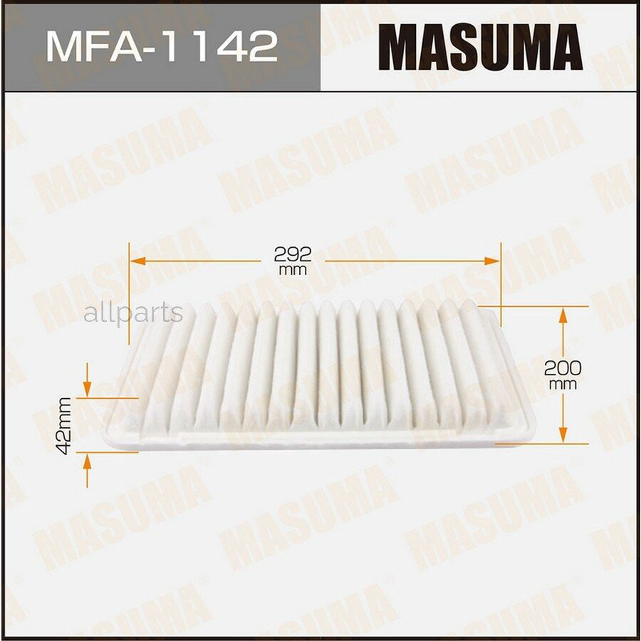 MASUMA MFA-1142 Фильтр воздушный DAIHATSU ALTIS MASUMA MFA-1142