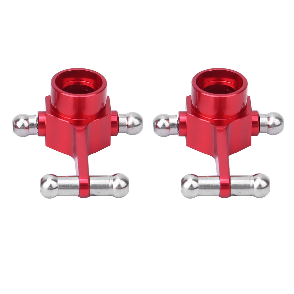 2шт Передний рулевой стакан из алюминия для WLtoys K969/K979/K989/K999 1/28, красный