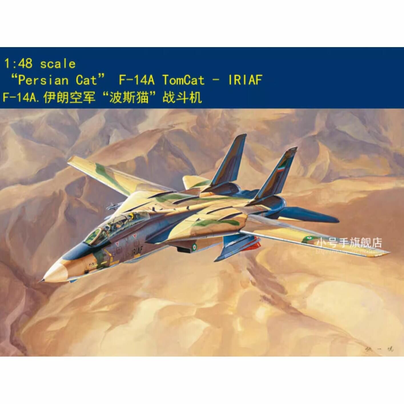 Хоббибосс 81771 1/48 по шкале "персидский кот" F-14A TomCat-истребитель IRIAF Самолет на борту