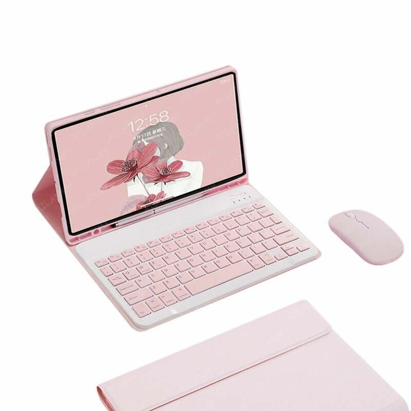 Чехол с клавиатурой для Samsung Galaxy Tab A8 10.5 дюйма 2021 (модель: SM-X200/SM-X205) С Мыши