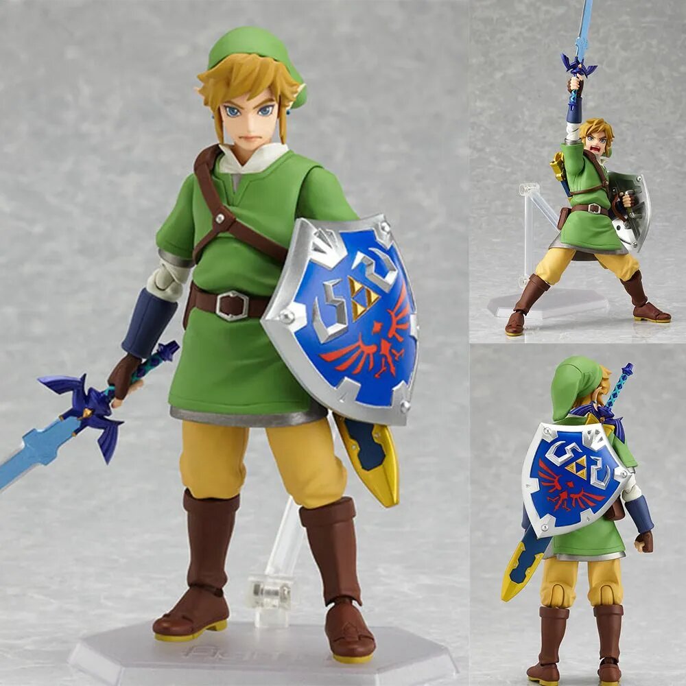 Фигурка Легенда о Зельде Линк / The Legend of Zelda: Skyward Sword Link Figma 153 (14см)