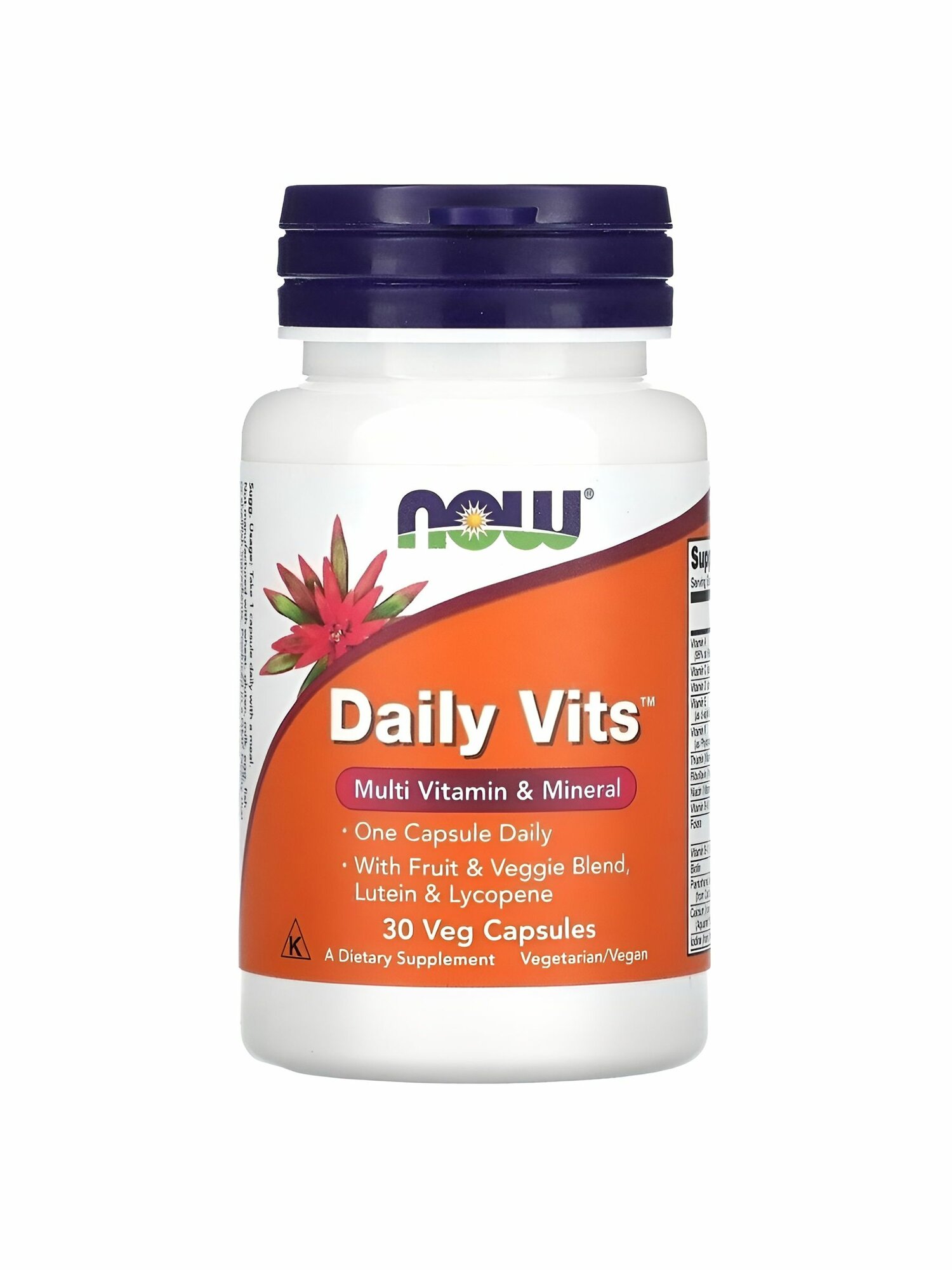 NOW Daily Vits, Дейли Витс Мультивитамины 30 капсул