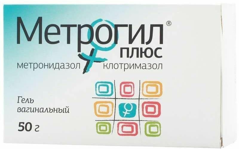 Метрогил Плюс, гель вагинальный, 50 г (+10 аппликаторов)