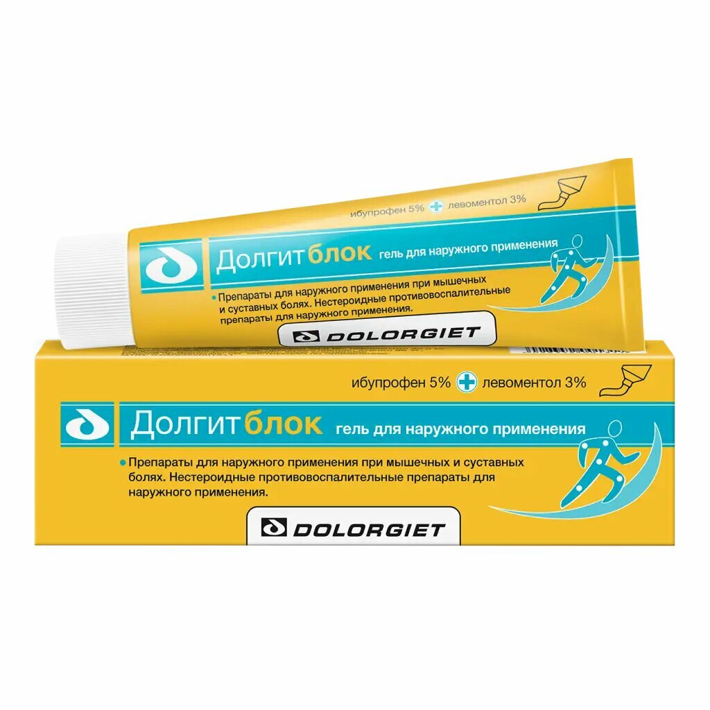 Долгитблок гель для наружного применения 5%+3% 100 г 1 шт