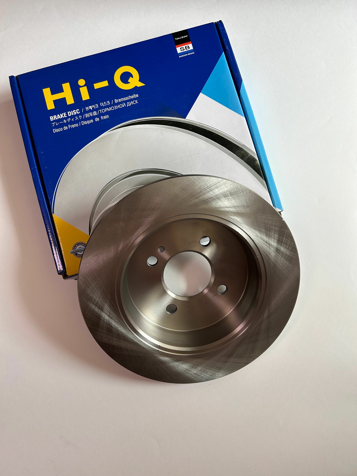 Задний тормозной диск для Hyundai Solaris 2010- / Kia Rio 2011- SANGSIN BRAKE SD1087