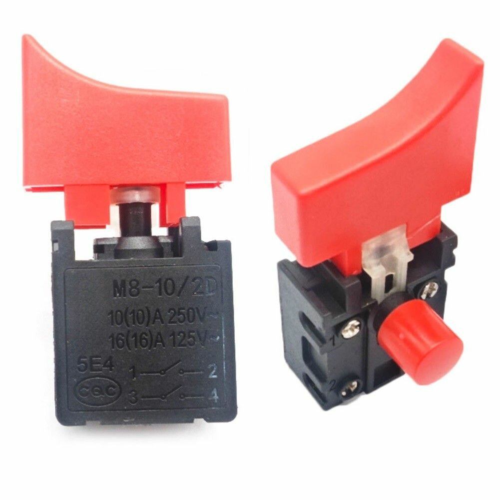 Переключатель угловой шлифовальной машины 125-го типа, антиблокировочный электрический выключатель, аксессуары для электроинструмента