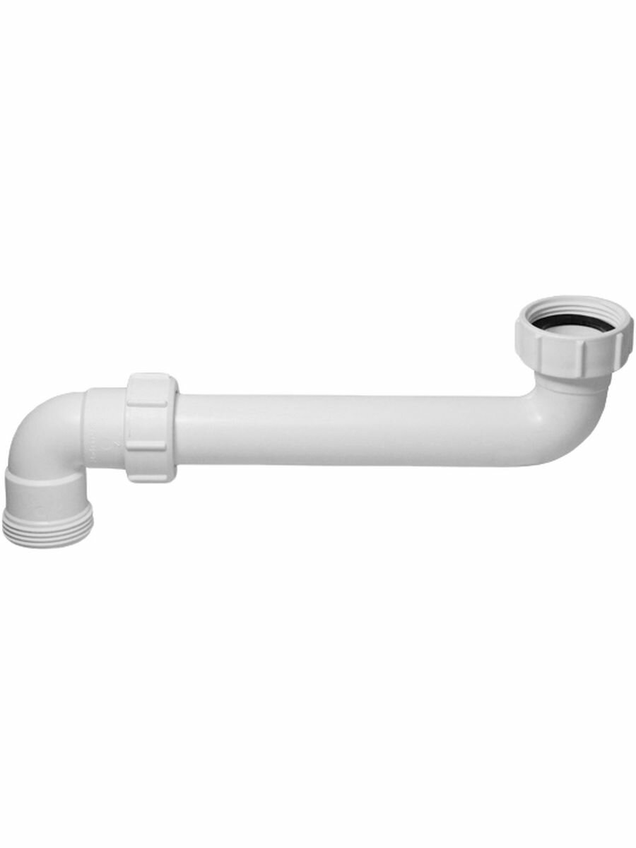 Обводная труба McAlpine под 90° в комплекте с отводом 90°, вход/выход 1 1/4", длина 232 мм HC13-32