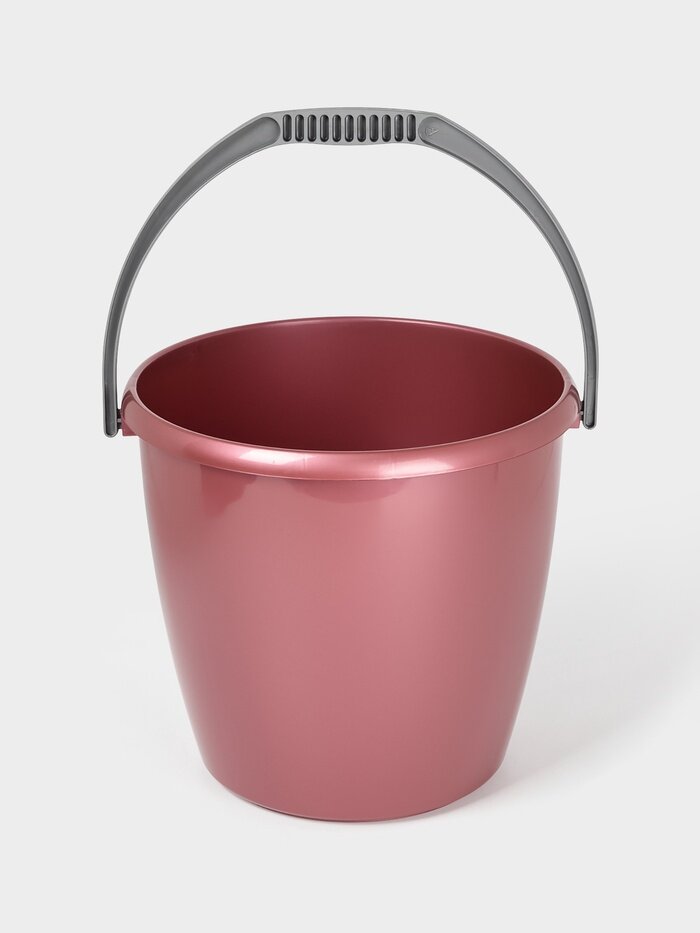 Ведро хозяйственное «Удачное», 10 л, пластик, микс