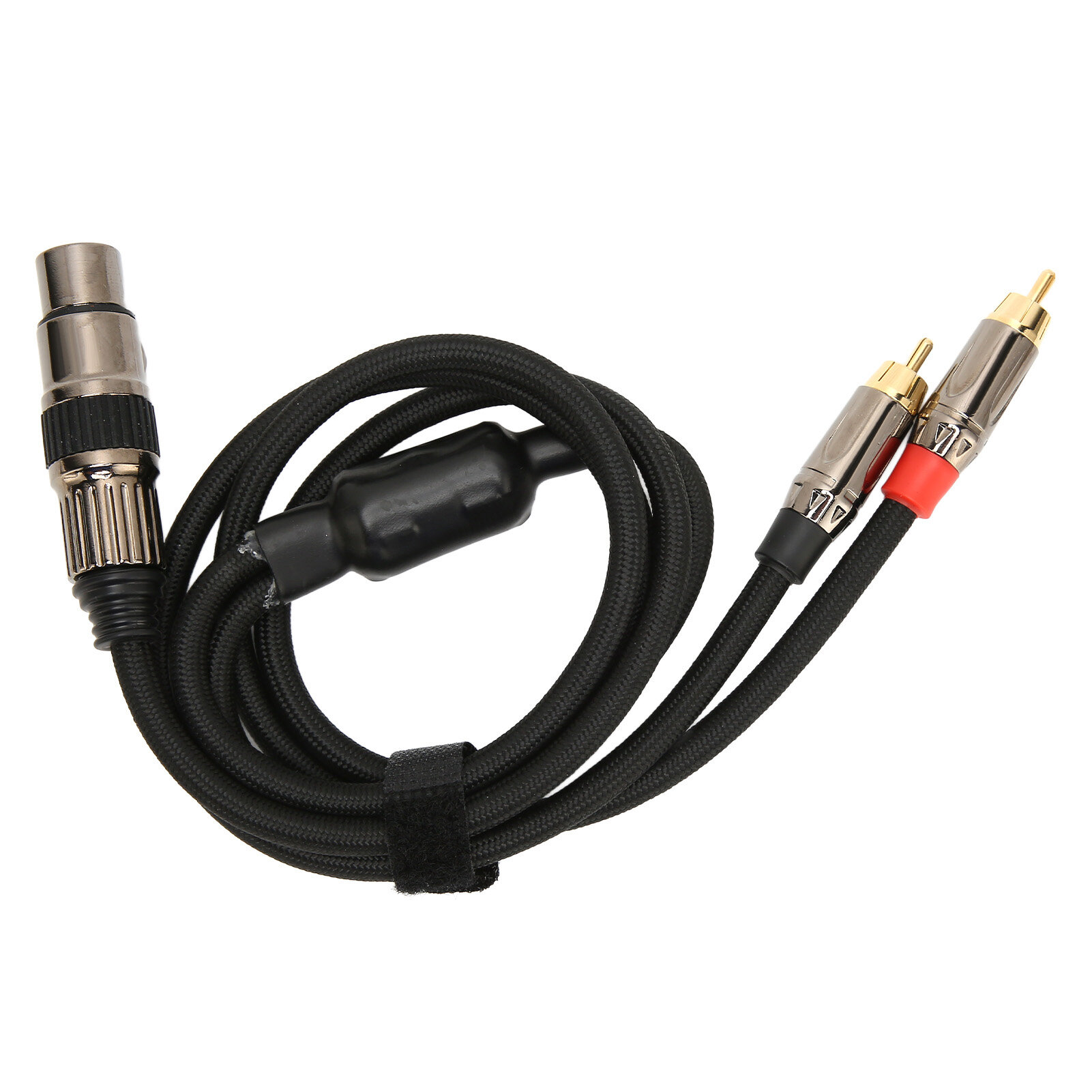 Разветвительный Y-кабель XLR (мама) на два RCA (папа), 3-контактный позолоченный адаптер для микрофонного аудиомикшера, подключения стереосистемы