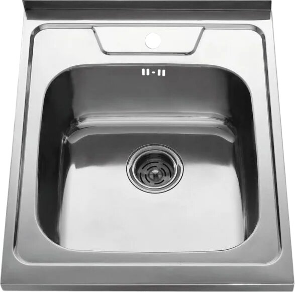 Мойка кухонная Kaiser KSS-5050 металлическая, 50x50, мойка для кухни, квадратная, немецкая