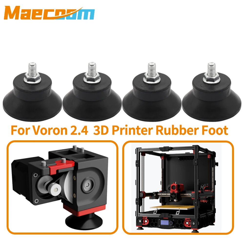 4 шт. резиновая ножка для 3D-принтера Voron 2,4, противоскользящая резиновая амортизационная накладка, детали 3D-принтера