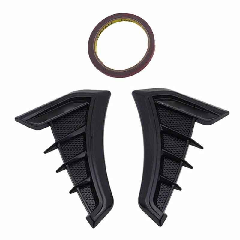 Боковая панель крыла General Motors, боковая фурма, декоративное крыло с рисунком из черного карбона-ярко-черное