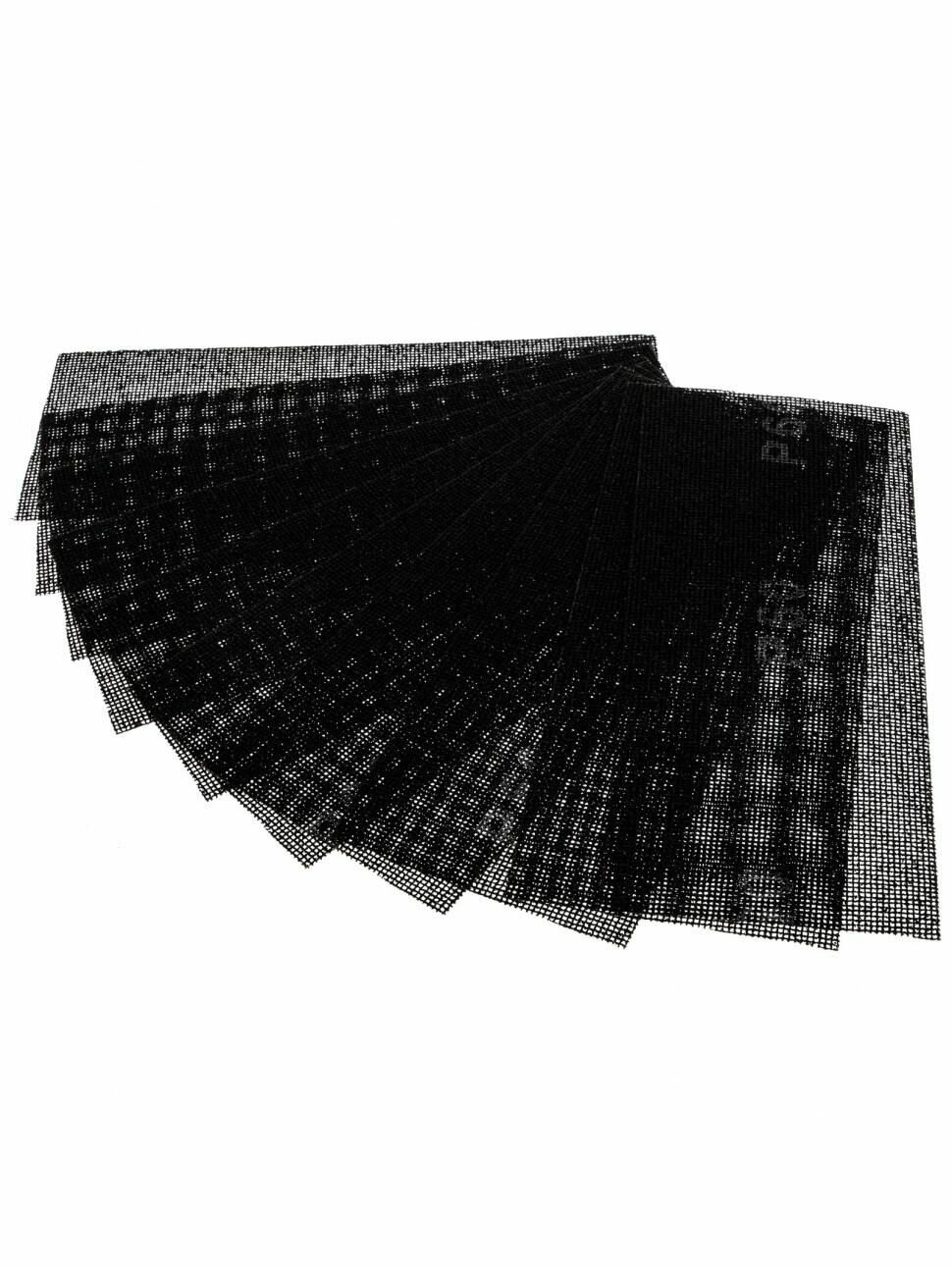 Сетка абразивная, P 60, 115 х 280 мм, 10 шт Sparta 751205