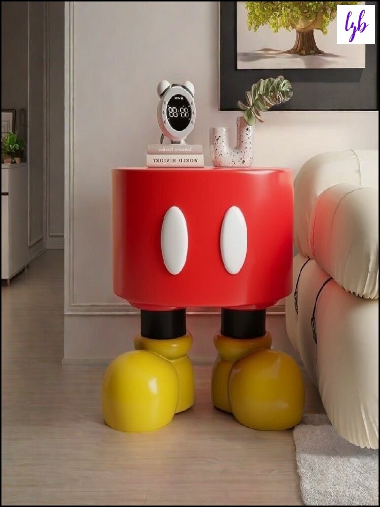 Эксклюзивная напольная модель Мингью в красных и желтых тонах из полипропилена