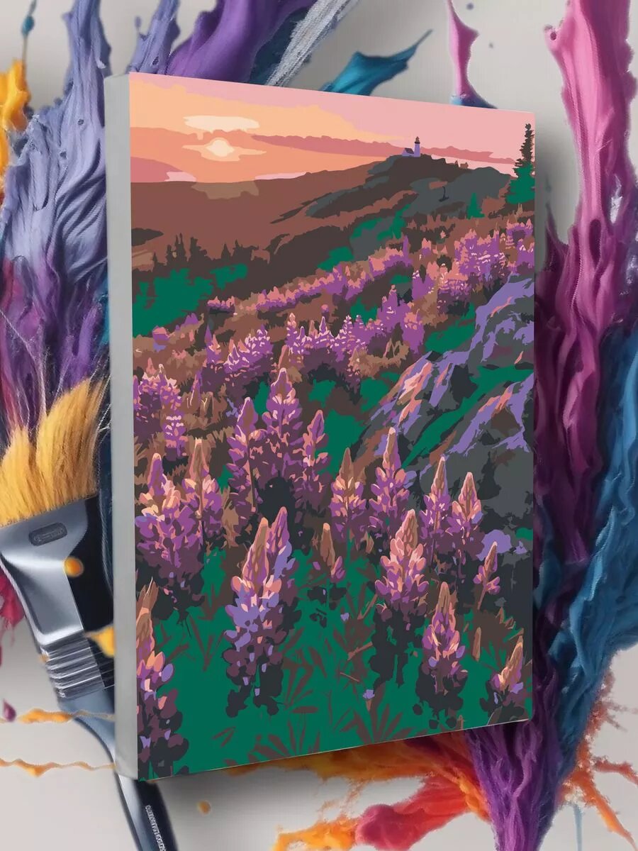 Картина по номерам Люпин