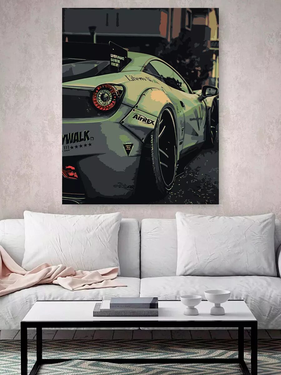 Картина по номерам Машина