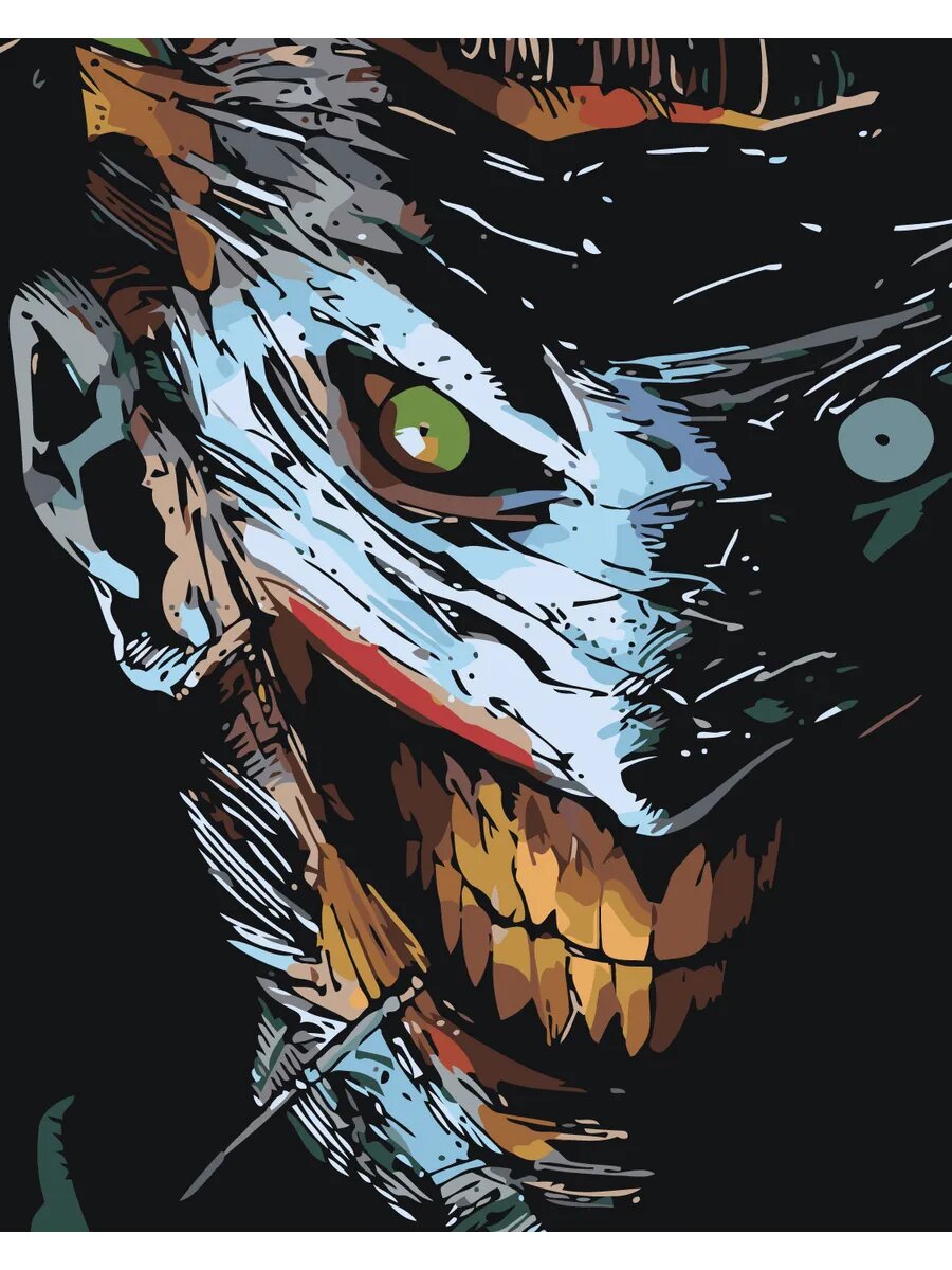 Картина по номерам Грег Капулло Джокер Марвел DC Comics