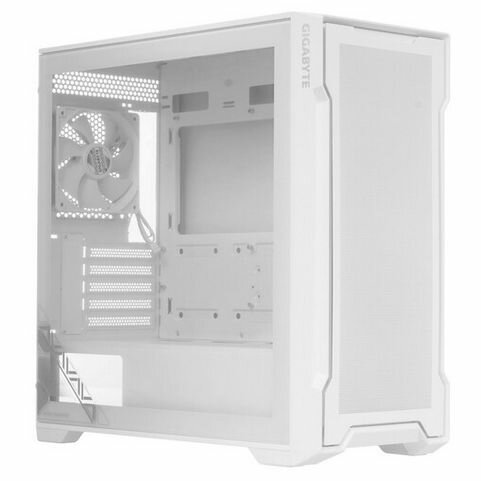 Компьютерный корпус GIGABYTE C102 GLASS ICE (GB-C102GI) белый - Mid Tower, Micro-ATX, Mini-ITX, USB 3.2 Gen 1 Type-A