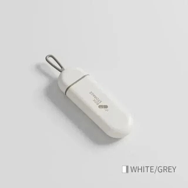 Органайзер для таблеток White Gray, 3 отделения