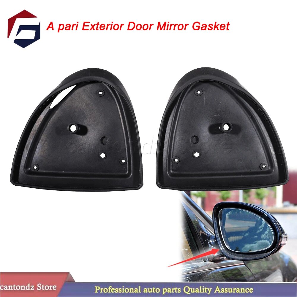 Уплотнитель черного автомобильного внешнего зеркала 2208110298 для Mercedes-Benz W220 S320 S350 S430 S500 2000-2006