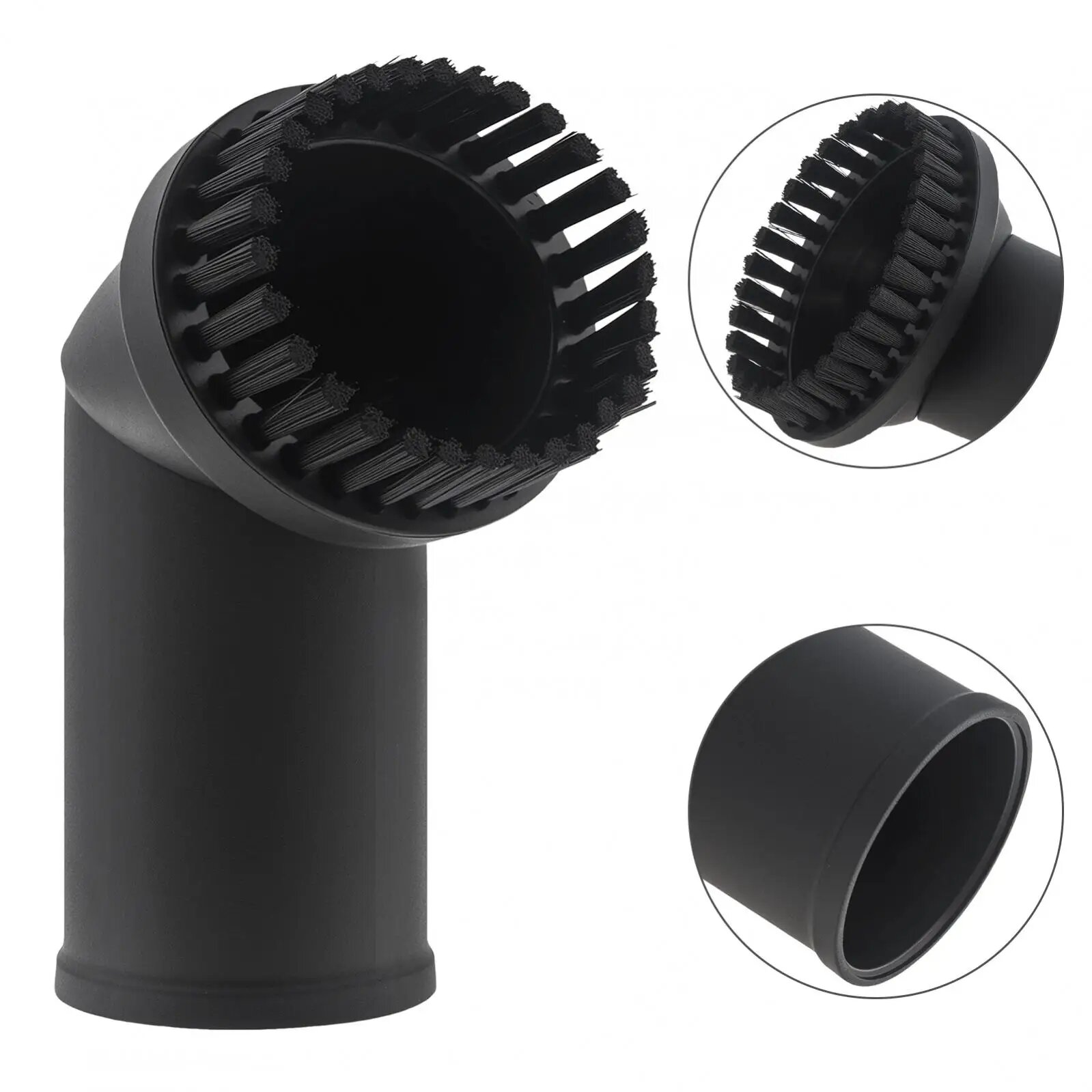 32 мм внутренний диаметр, мягкая конская шерсть, вращающаяся вакуумная щетка, универсальные круглые вакуумные щетки для пыли, детали ручного пылесоса
