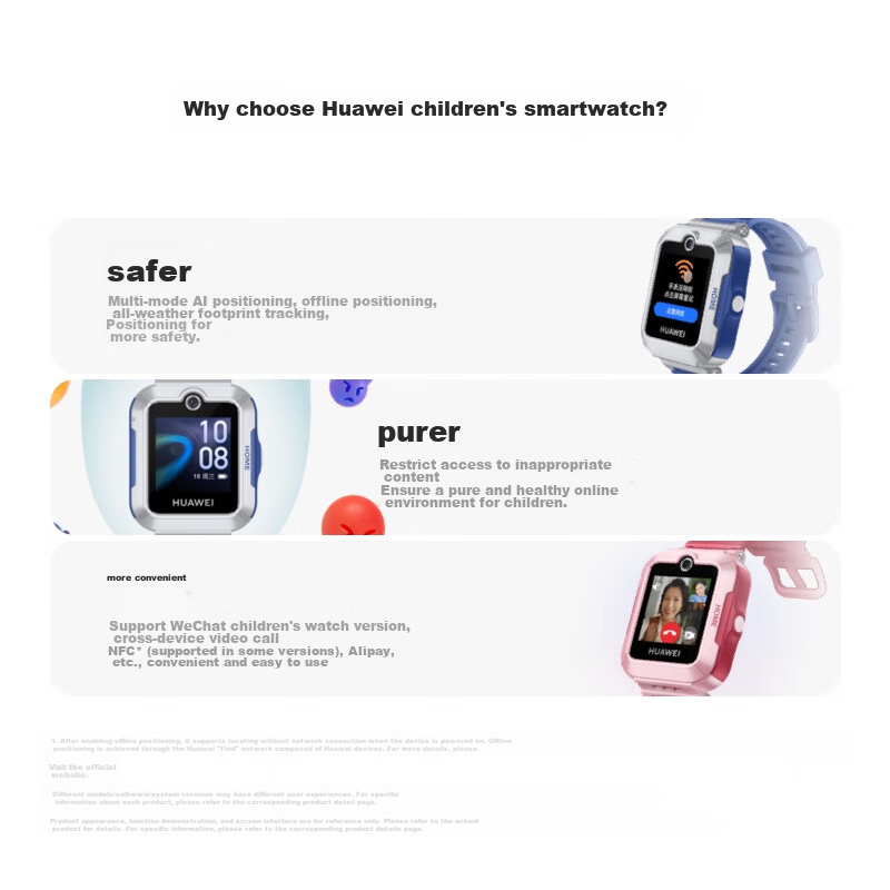 Умные часы HUAWEI Children's Watch 5 Active Edition с оффлайн-локацией и функцией звонков коралловый красный