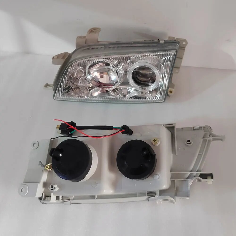 Автомобильная модифицированная линза, светодиодная фара с диафрагмой «ангельский глаз» для Toyota CORONA CALDINA ST190 CT190 1992 1993 1994 1995 2 шт. фара