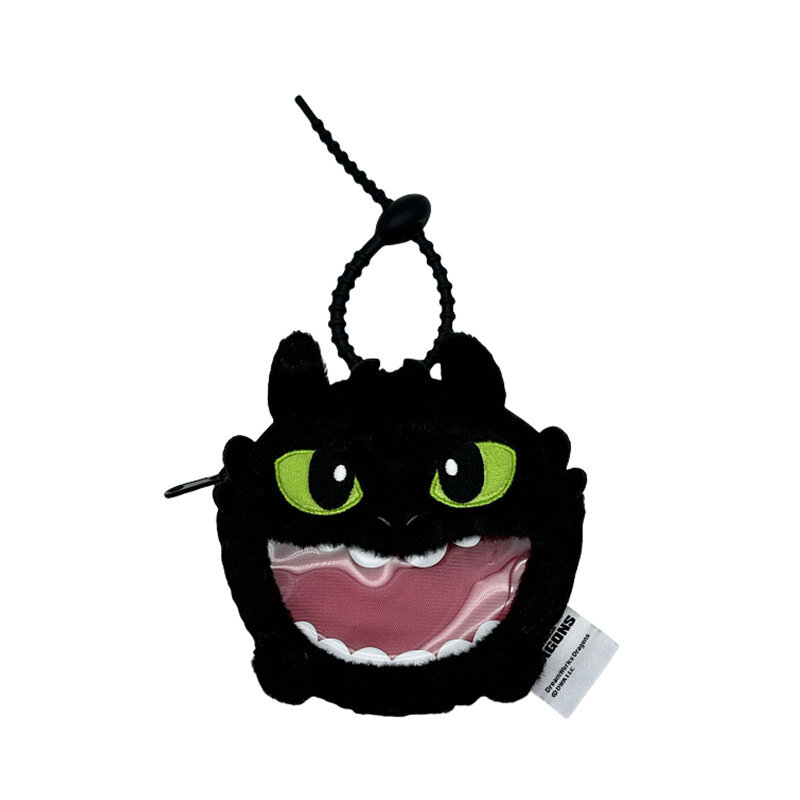 Брелок с мягкой игрушкой Беззубик от Universal Studios «Как приручить дракона», Ночная фурия, Дневная фурия, подвеска на рюкзак