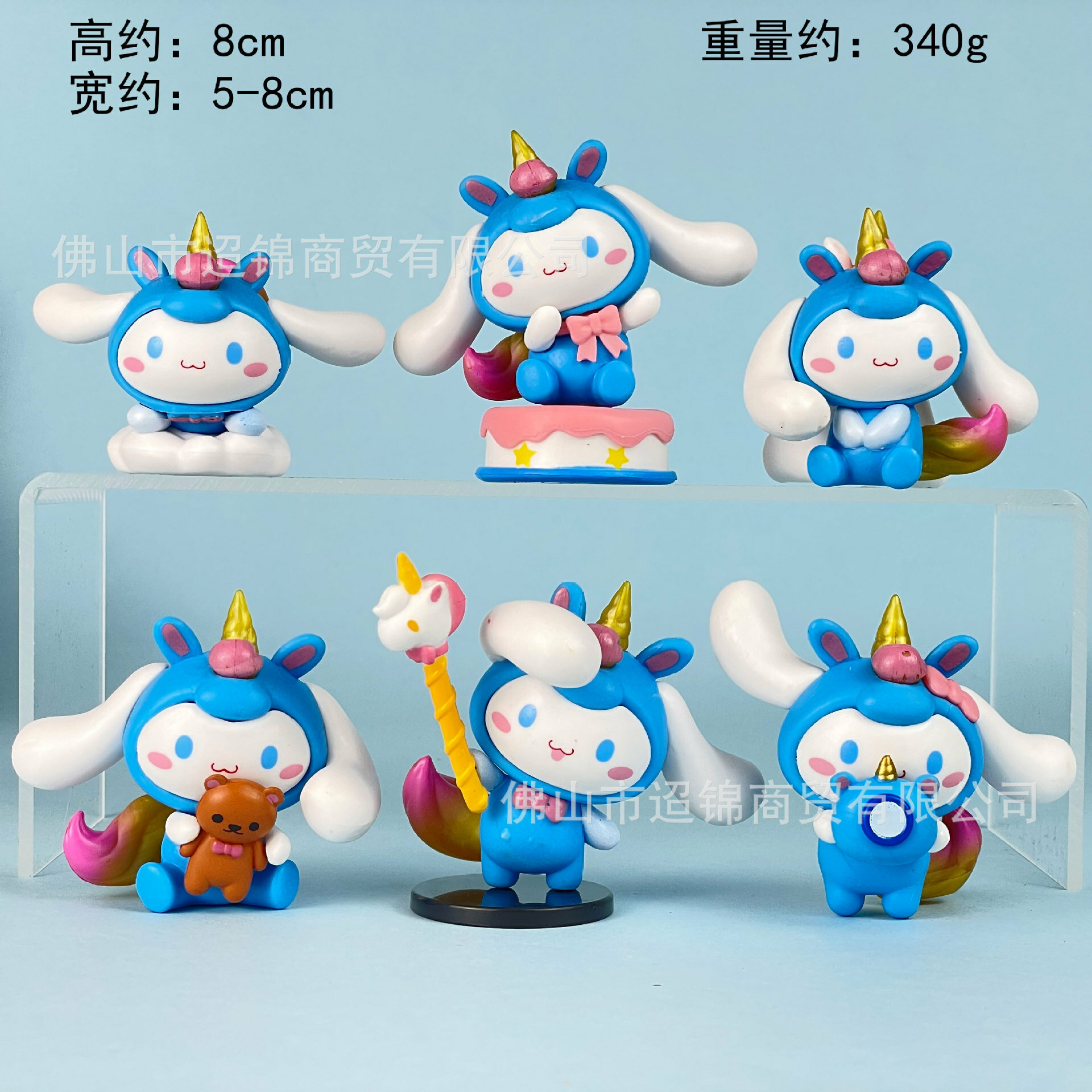 Блокнот для заметок My Melody, фигурка собаки Chloe Pacha, фигурка собаки Cinnamon, фигурка собаки Pudding