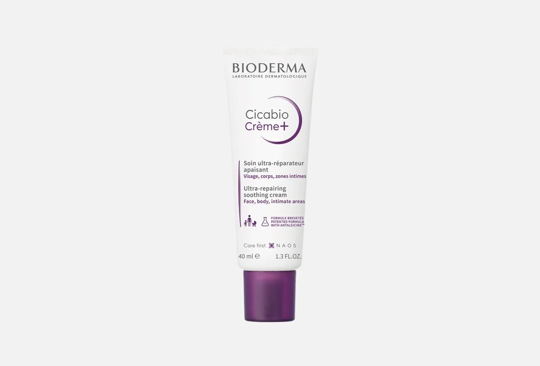 Восстанавливающий и успокаивающий крем Bioderma Cicabio, 40 мл