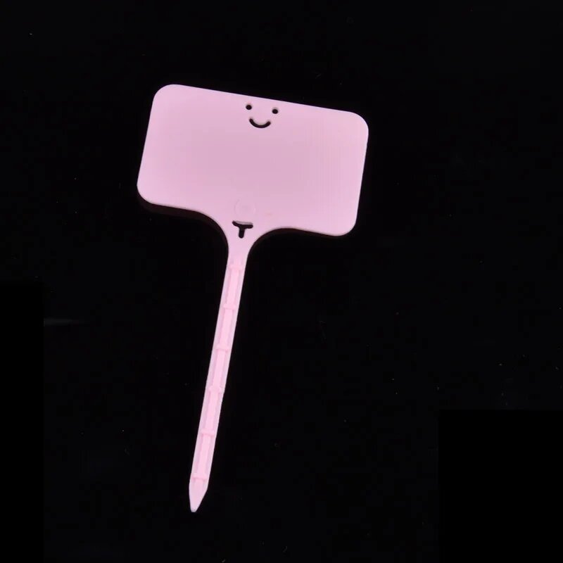 30 шт. пластиковые водонепроницаемые бирки для растений, садовые цветы, овощи в горшке, бонсай, сочная этикетка, Т-образная форма, детский маркер, табличка 49*96 мм