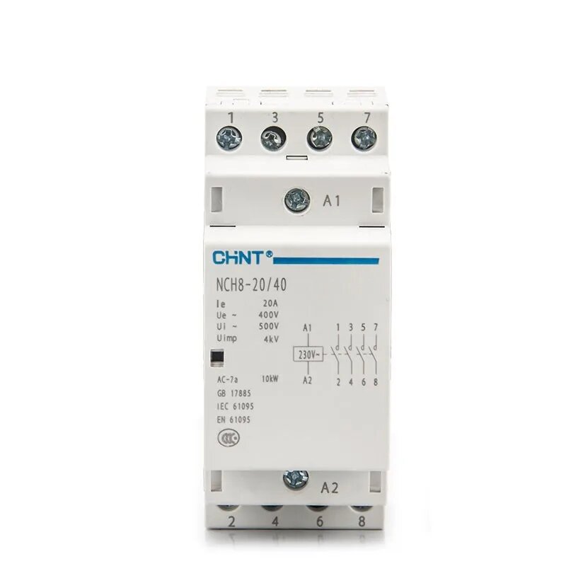 Контактор CHINT NCH8-20/40 220В