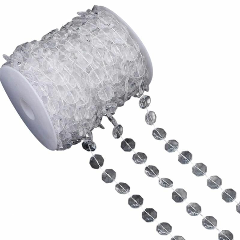 Прозрачная бисерная цепочка для рукоделия, - 14 14 Прозрачная компания