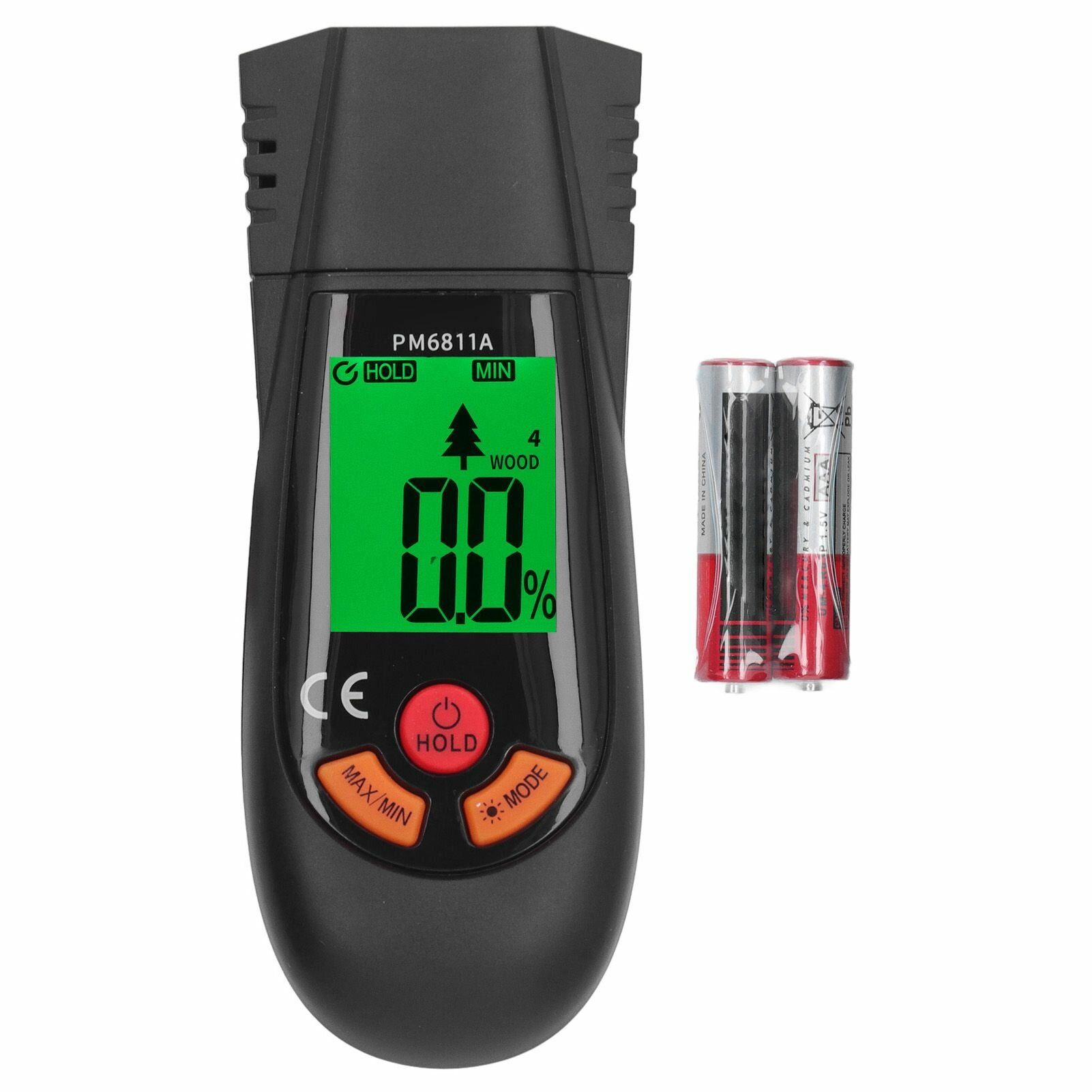 Цифровой влагомер древесины для строительных материалов