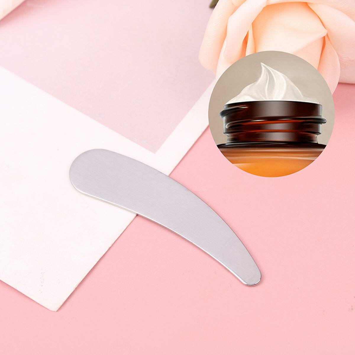 Шт, мини-металлическая ложка, шпатель, косметическая маска для лица, крем для макияжа, косметическая ложка, магазин Yao Store