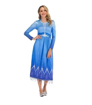 Женский костюм принцессы Эльзы из полиэстера Л