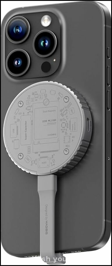 Адаптер МС100 Про: для iPhone 16/15 Про Макс + Магсейф + 10 Гбит/с