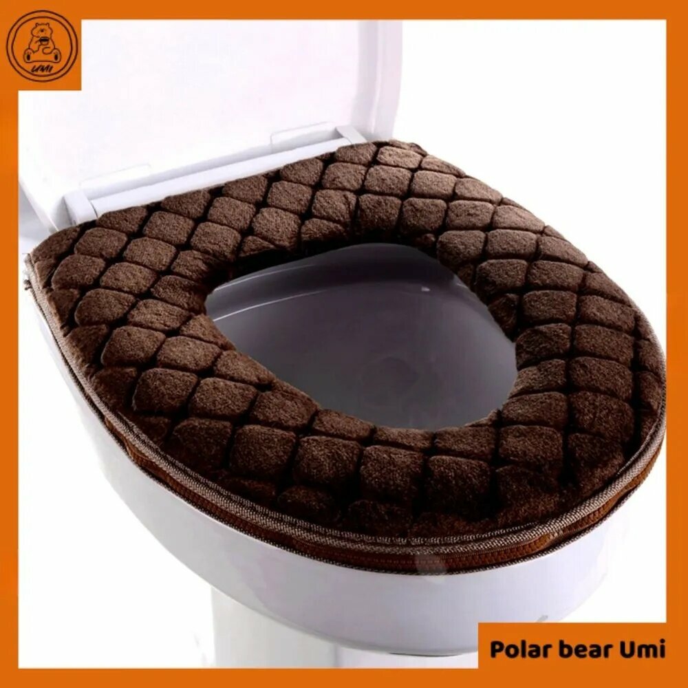 Утеплитель для унитаза с замком, washable