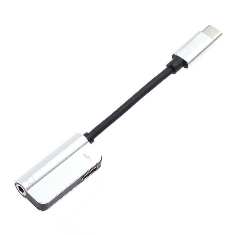 Переходник для наушников 5mm audio converter cable adapter, silver